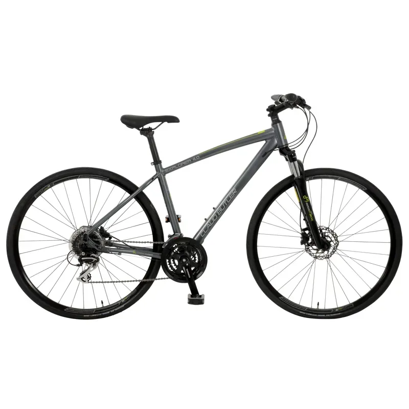 Claud Butler Explorer 4.0 Hybrid Bike in Grey