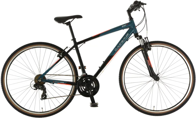 2021 Claud Butler EXP 1.0 Hybrid Bike in Blue