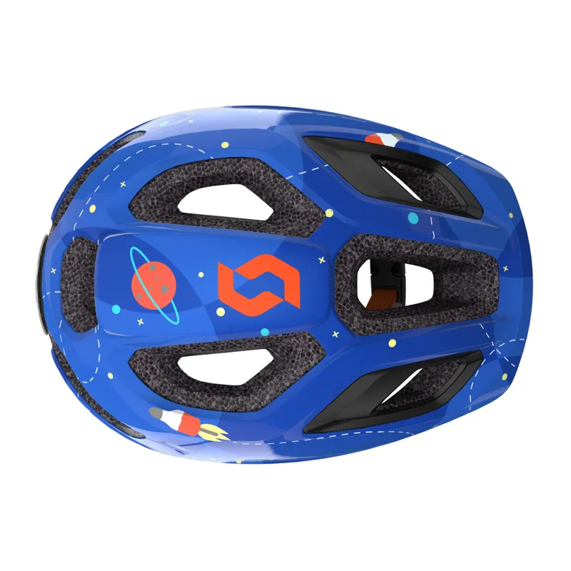2020 Scott Spunto Kid Helmet in Blue/Orange one size